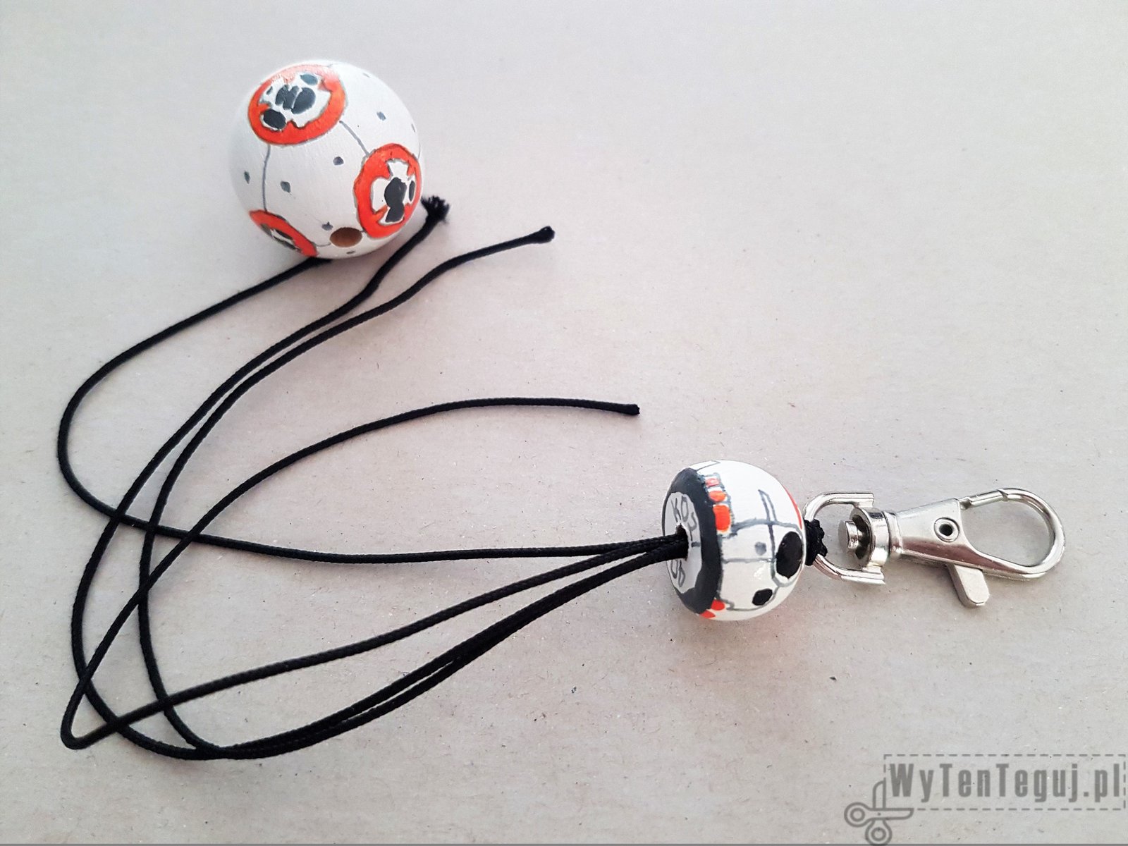 BB8 droid key ring - WyTenTeguj - DIY for all Star Wars fans