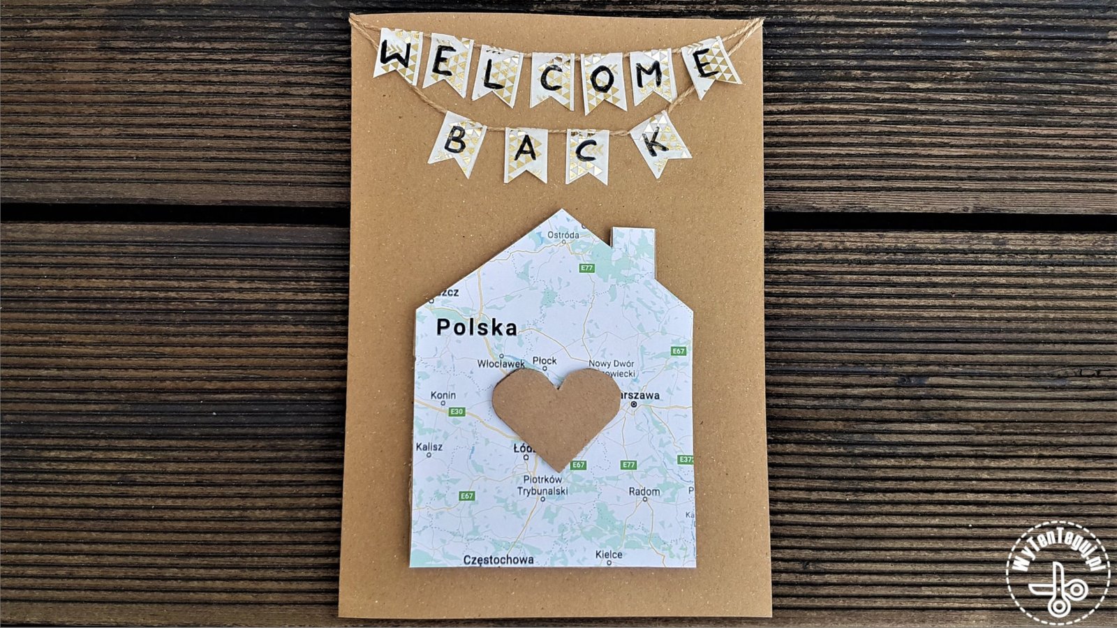 Welcome Back card - WyTenTeguj - Cards DIY for various occasions