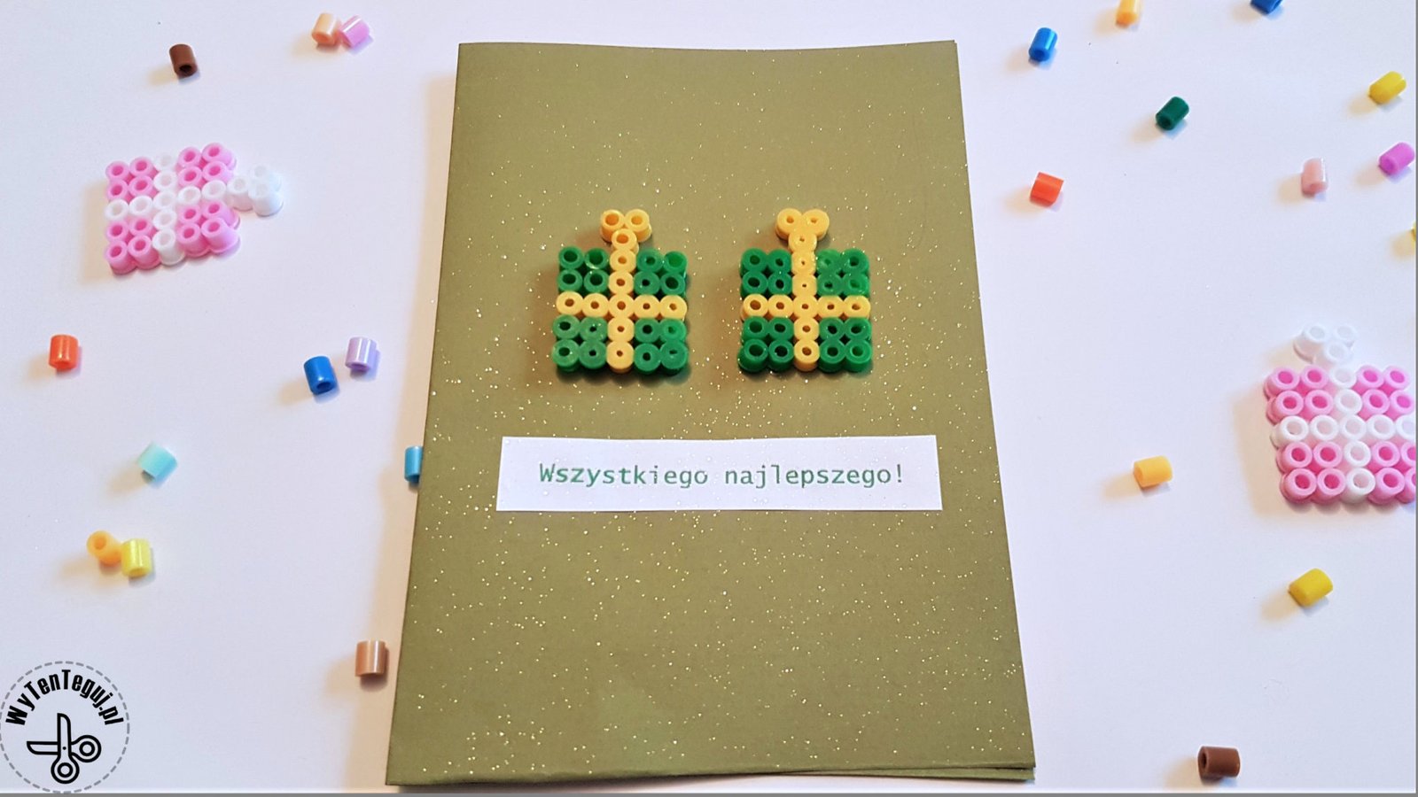 Hama beads birthday cards - WyTenTeguj - Fast and easy