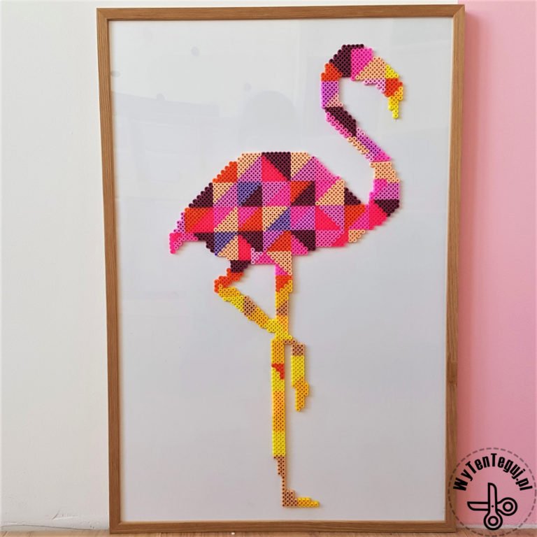 Perler beads flamingo - WyTenTeguj - Decorations DIY