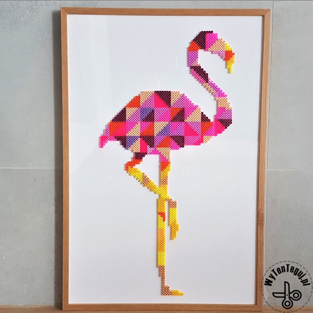 Perler beads flamingo - WyTenTeguj - Decorations DIY