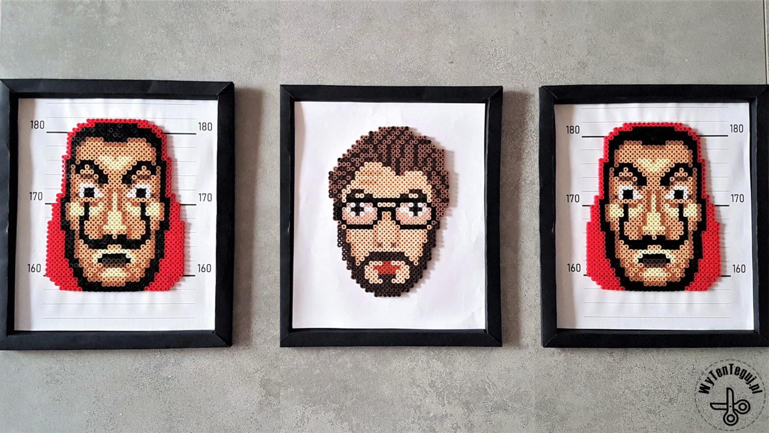 The Professor and his team from "Money heist" series - WyTenTeguj