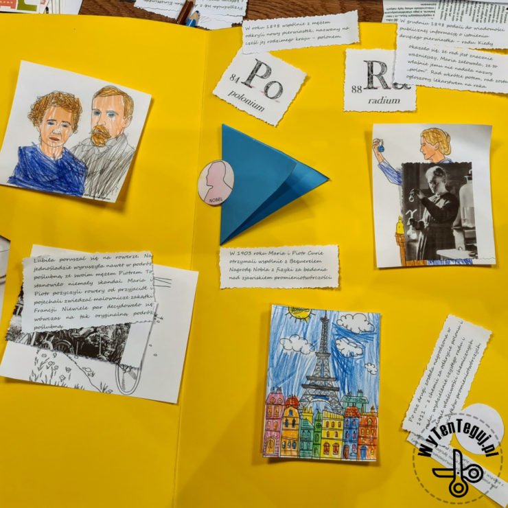 Lapbook o Marii Skłodowskiej-Curie z szablonami do pobrania