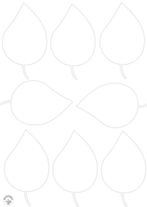 Free printable leaf templates - WyTenTeguj