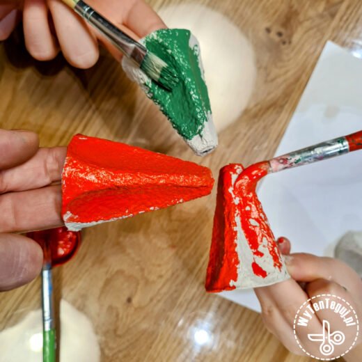 How to make egg carton Christmas bells - WyTenTeguj