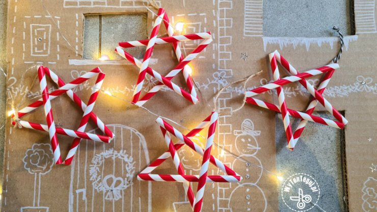 How to make paper straw stars - WyTenTeguj