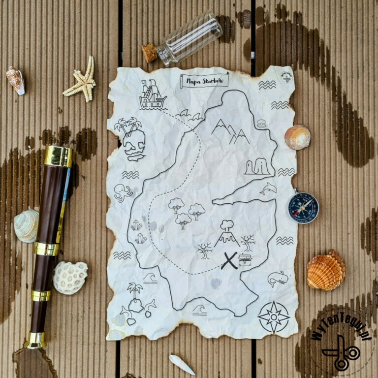 Treasure map - free download - WyTenTeguj