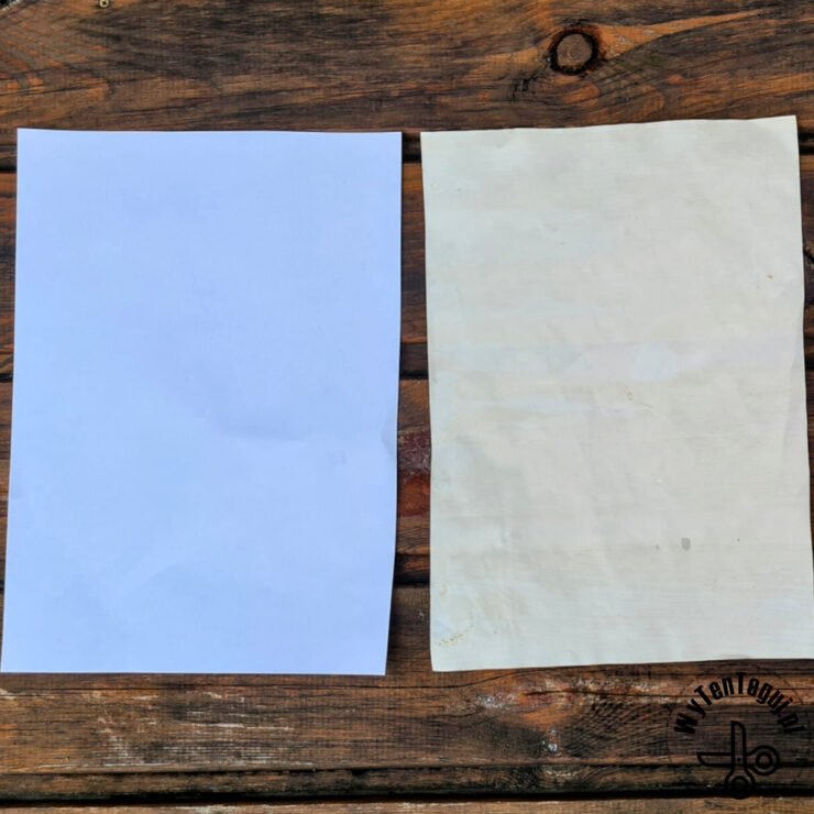 How to make paper look old? 4 methods to age paper - WyTenTeguj