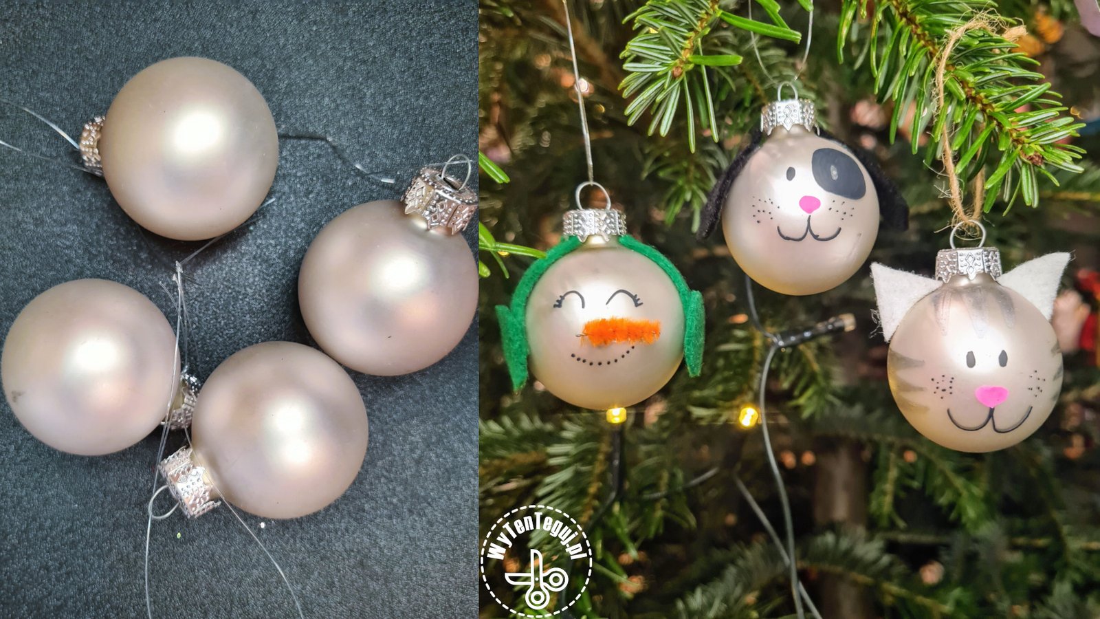 How to upcycle old Christmas baubles - WyTenTeguj