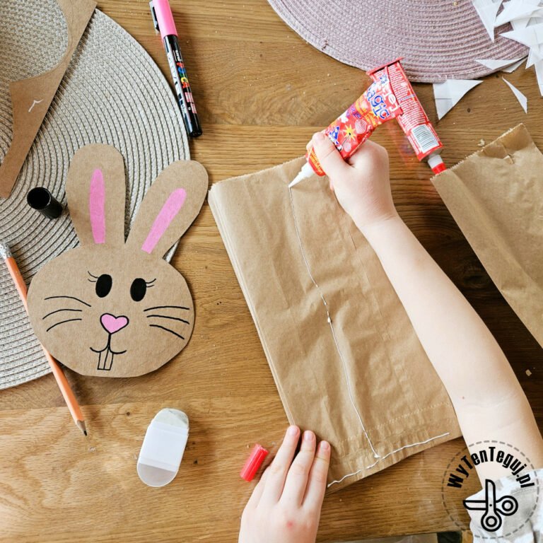 How to make a lunch bag bunny and sheep - WyTenTeguj