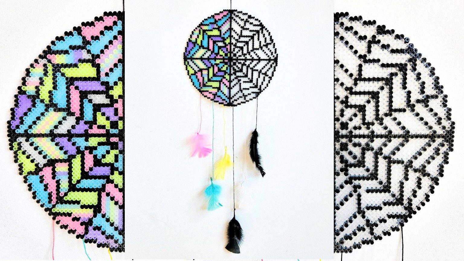 DIY Wednesday Dreamcatcher with Iron Beads - WyTenTeguj